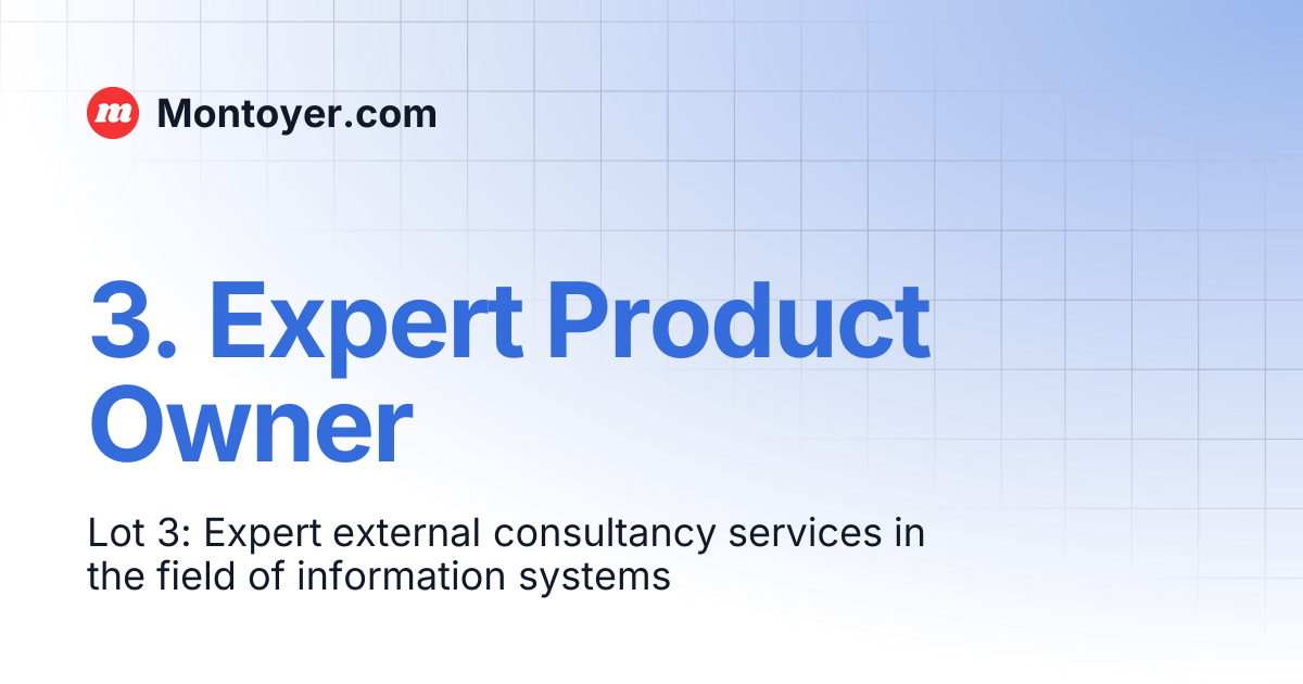 3. Expert Product Owner | Montoyer.com